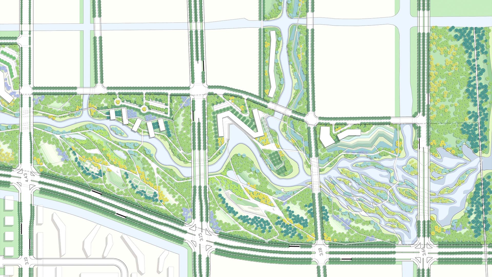 Ningbo East New Town Eco-Corridor - SWA Group