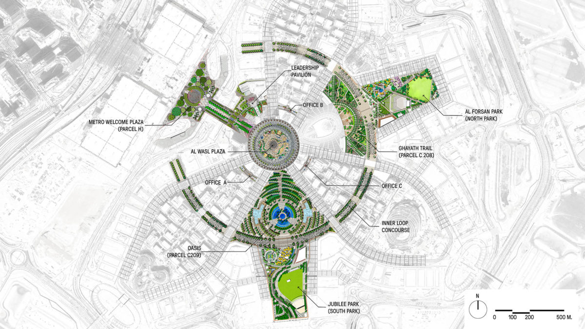 Grounding the Future: SWA’s Public Realm Design for Expo 2020